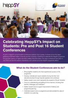 Higher Education Progression Partnership South Yorkshire (HeppSY)